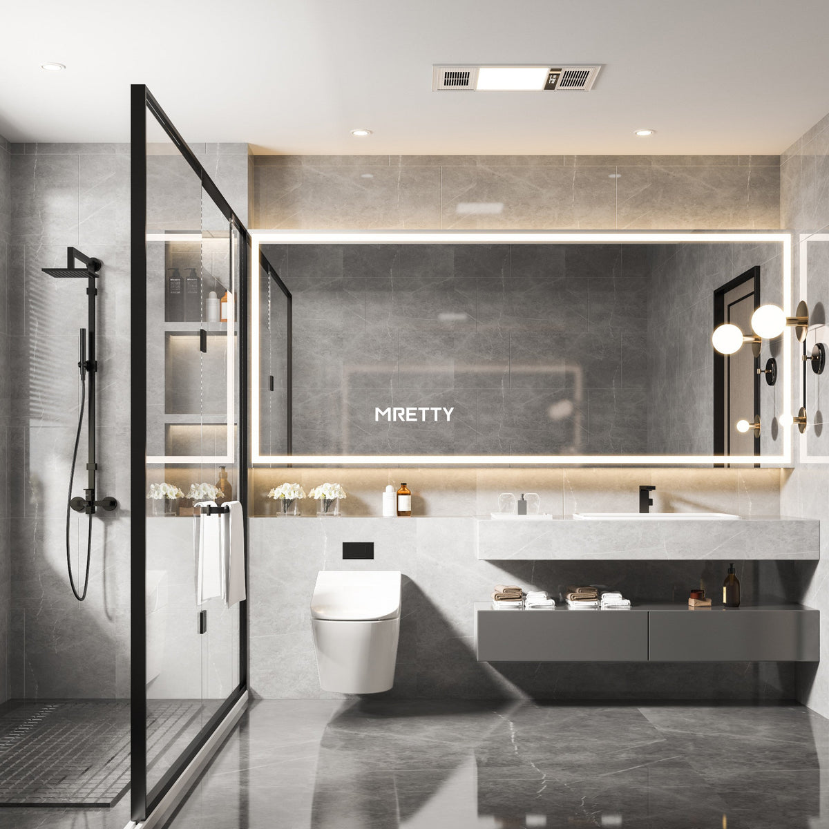 Custom Solid Wood Bathroom Vanities | MRETTY Design | MRETTY