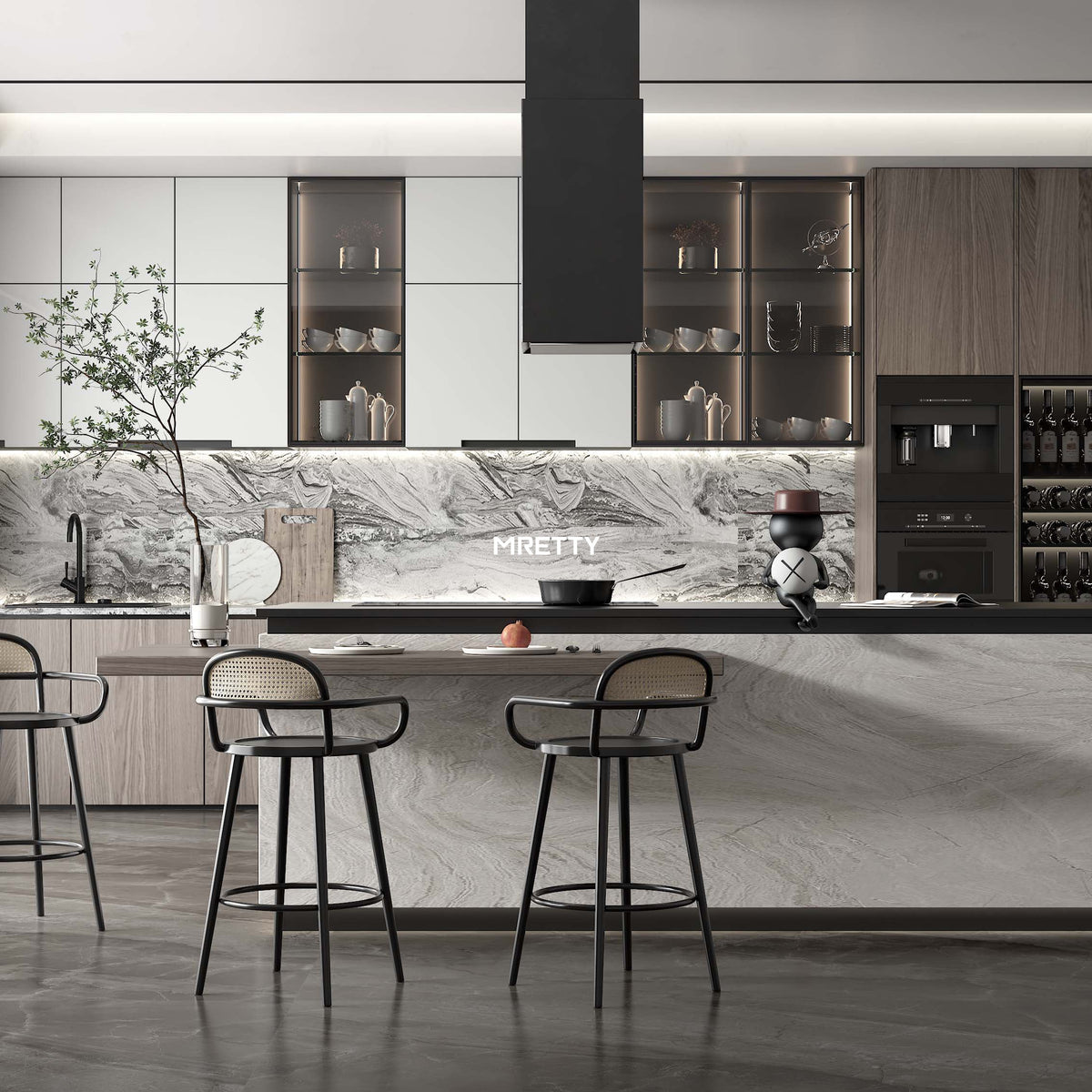 Elevating Elegance: Bespoke Kitchen Cabinet Hardware Ideas by MRETTY